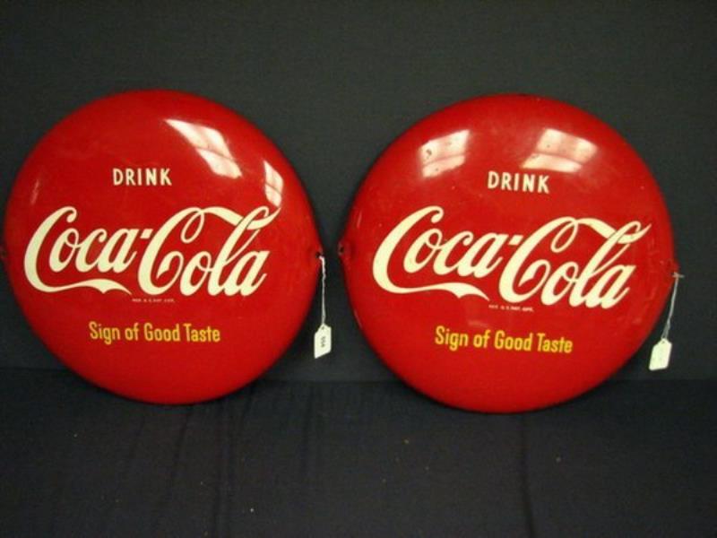 ALUMINUM COCA-COLA BUTTONS Value & Price Guide