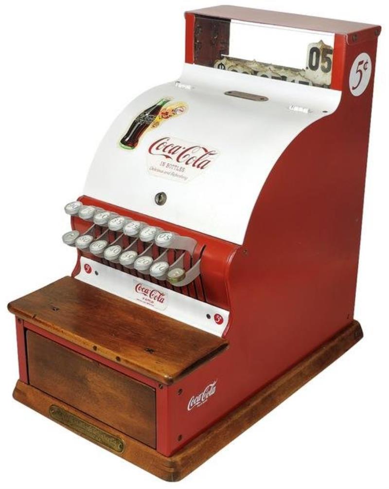 Coca-Cola cash register, National Model 703, last Value & Price Guide