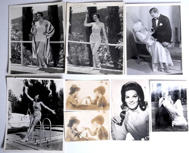 8 ASSORTED COCA-COLA RELATED MODEL PHOTOGRAPHS Value & Price Guide