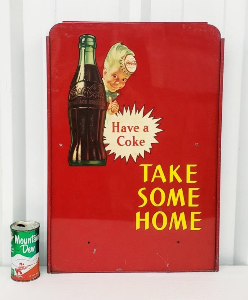 Coca-Cola Sprite Boy Advertising Rack Sign Value & Price Guide