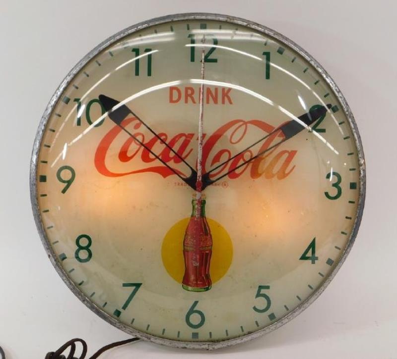 Modern Coca-Cola Advertising Clock Value & Price Guide