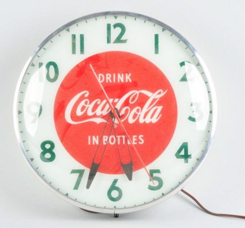 Early Light-Up Coca-Cola Clock Value & Price Guide