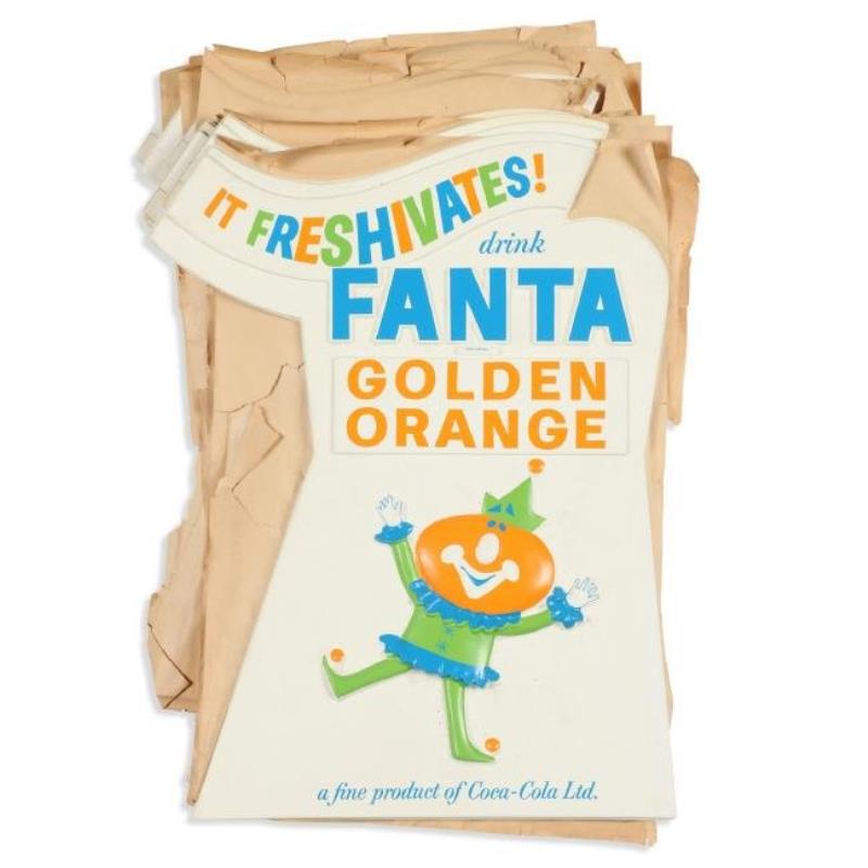 COCA-COLA, SPRITE AND FANTA CARDBOARD SIGNS Value & Price Guide