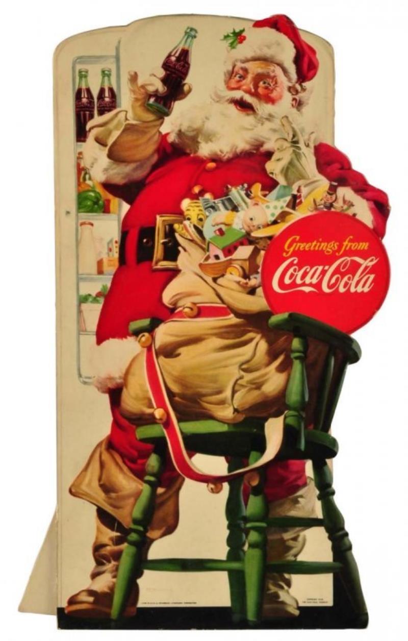 1948 Large Coca-Cola Santa Cutout Value & Price Guide