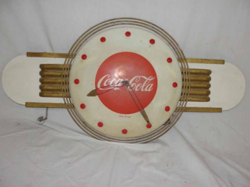 Coca Cola Deco Style Tin Advertisement Thermometer Value & Price Guide