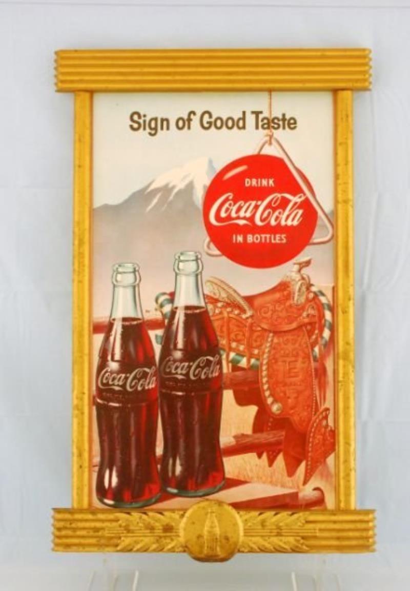 COCA-COLA CARDBOARD CIRCA 1956 Value & Price Guide