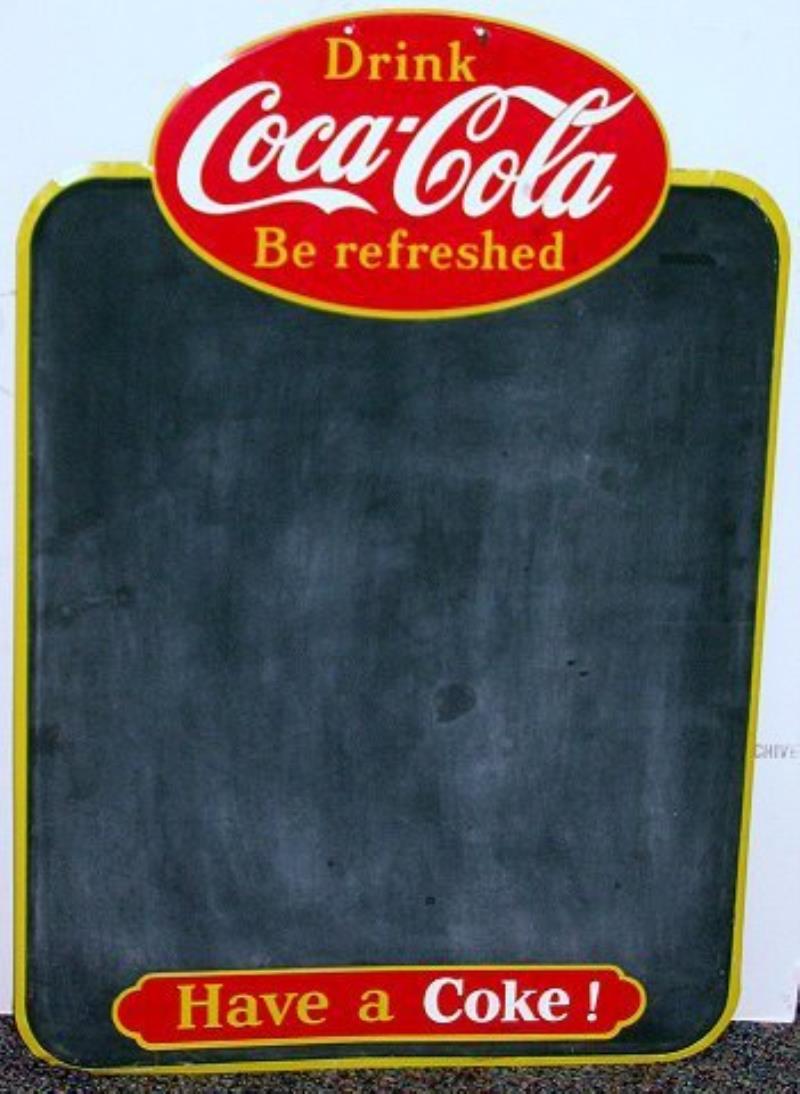 Coke Specials Coca - Cola Advertising Chalkboard Value & Price Guide