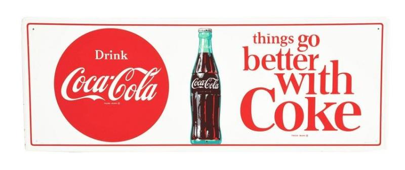 Coca Cola "Here's a Coke for You" Self Framed Sign Value & Price Guide