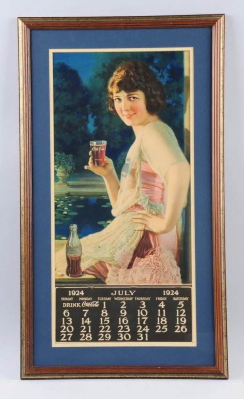 1924 Coca - Cola Calendar Value & Price Guide
