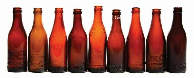 AMBER COCA-COLA BOTTLES Value & Price Guide