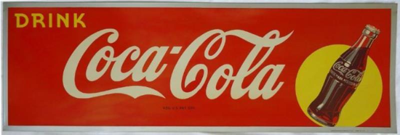 COCA-COLA TIN SIGN 1946 Value & Price Guide