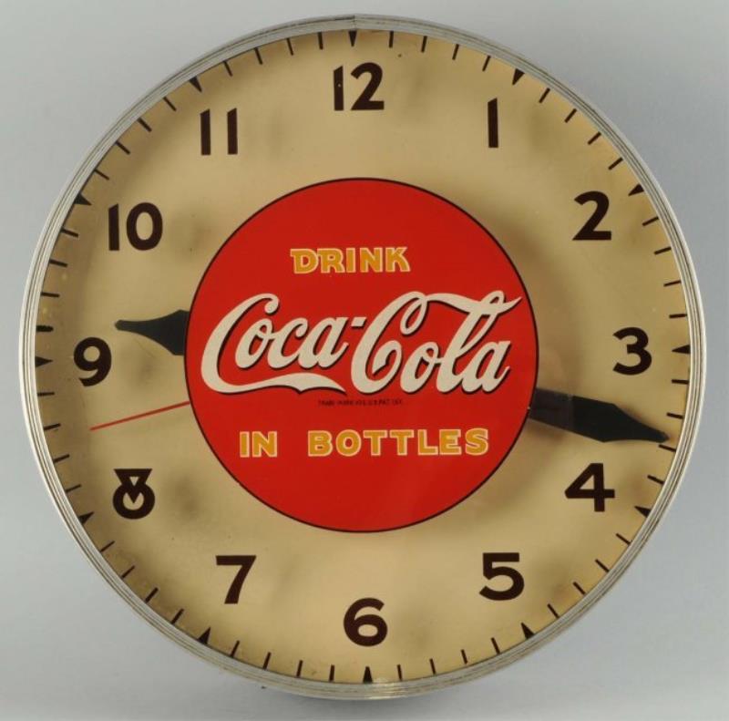 1950's Rare Coca-Cola Dial Clock Value & Price Guide
