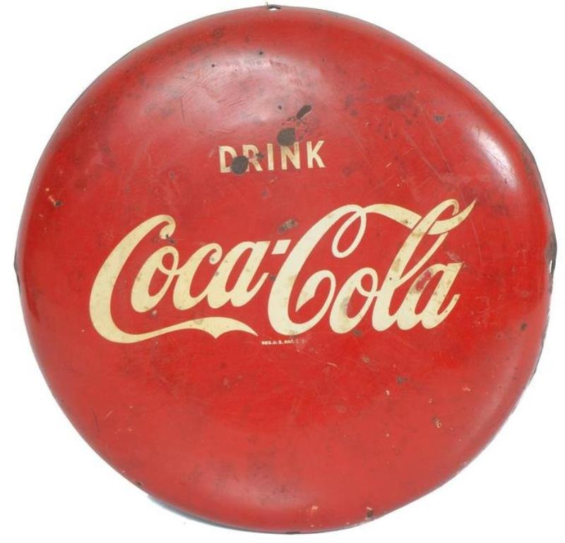 Drink Coca-Cola Button Sign Value & Price Guide