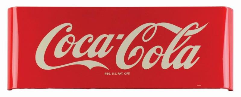1958 COCA-COLA TIN SLED SIGN Value & Price Guide