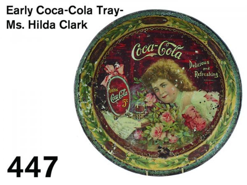 Early Coca - Cola Advertising Hilda Clark Poster Value & Price Guide