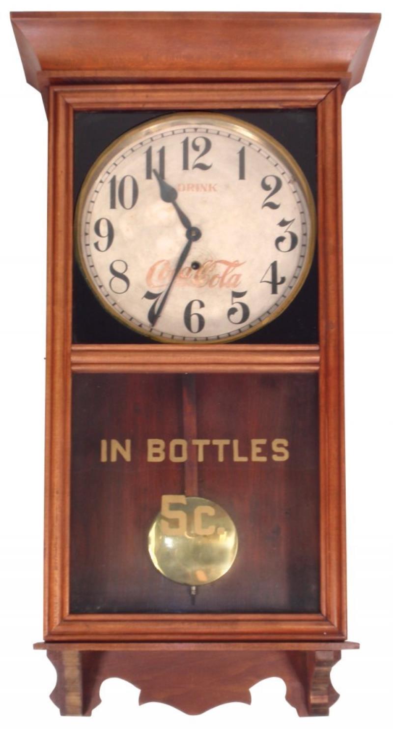 1915 GILBERT COCA-COLA REGULATOR CLOCK Value & Price Guide