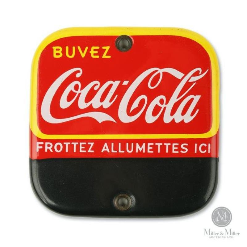 1930s Coca-Cola porcelain match strike Value & Price Guide
