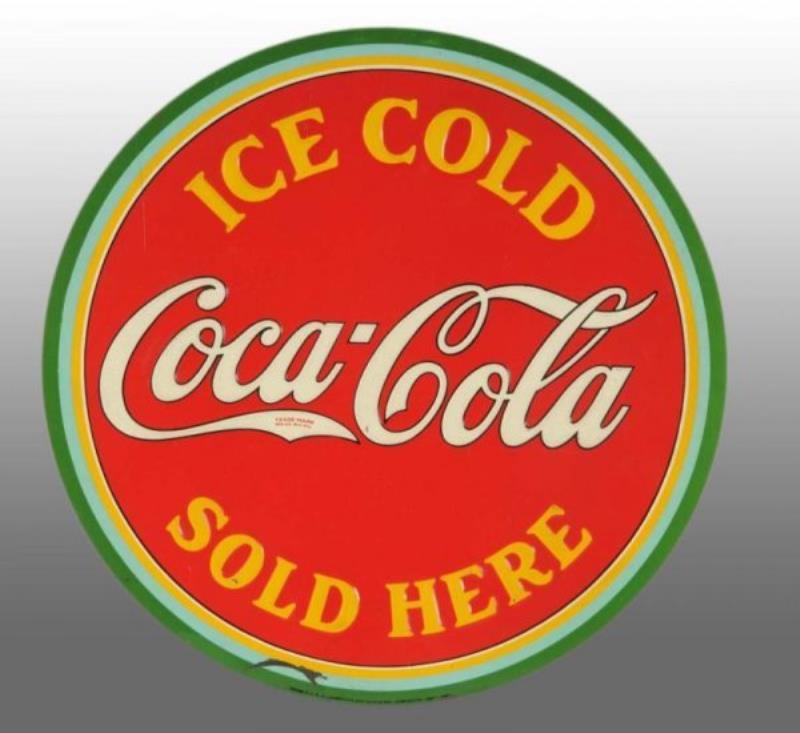 Embossed Tin Coca-Cola Round Sign Value & Price Guide