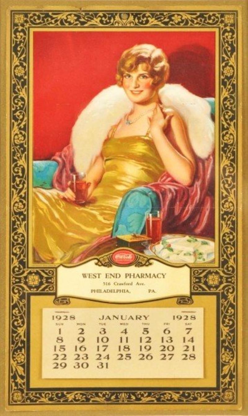 Beautiful 1928 Coca-Cola Calendar Value & Price Guide