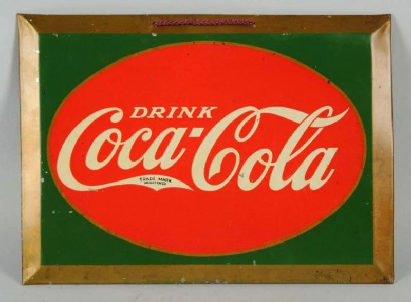 1915 - 1920's Coca - Cola Tin Sign Value & Price Guide