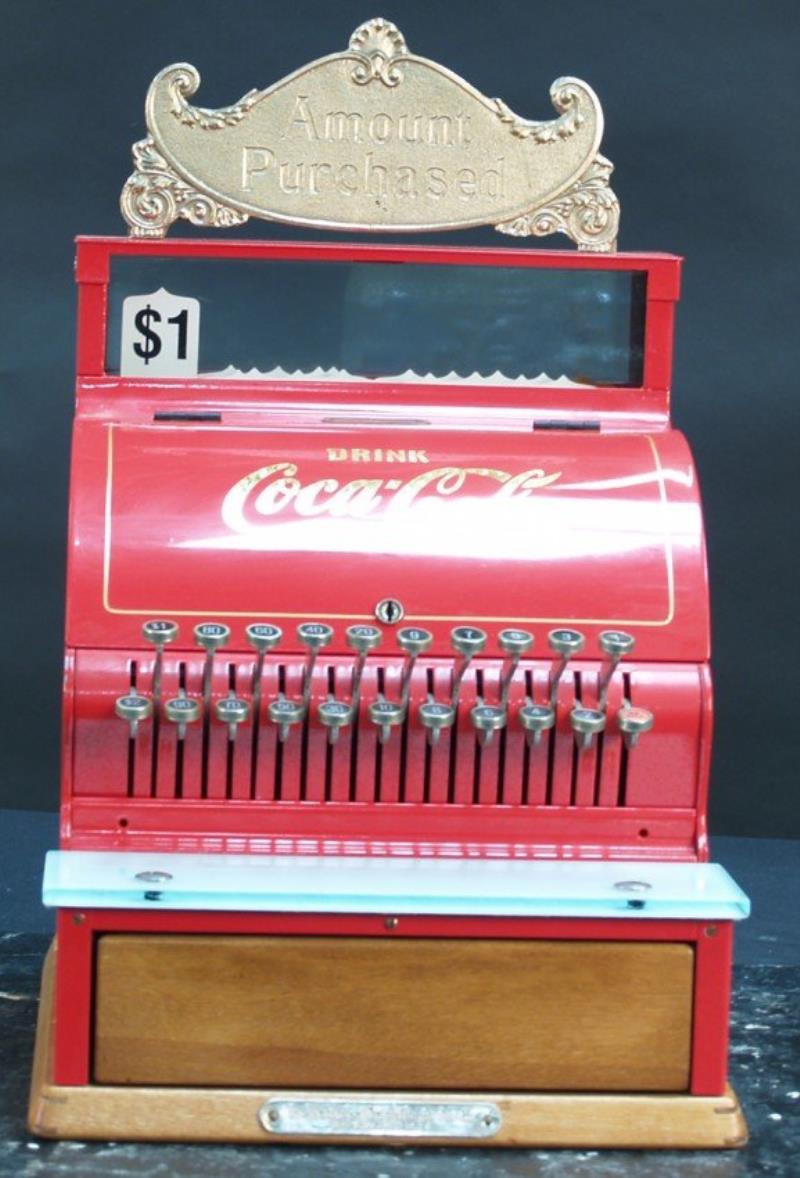 Coca-Cola cash register, National Model 720, c1920's, Value & Price Guide