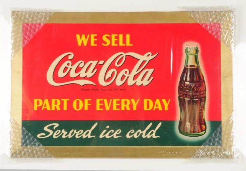 1942 Coca-Cola Cardboard Sign Value & Price Guide