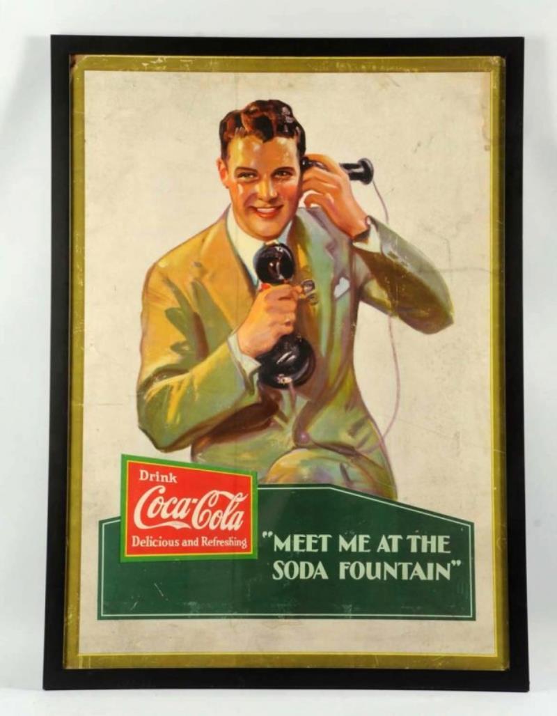 1920's Coca - Cola Cardboard Lucky Sign Value & Price Guide