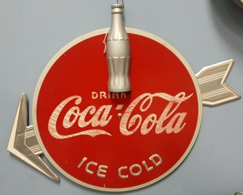 COCA-COLA ARROW SIGN - 1939 Value & Price Guide