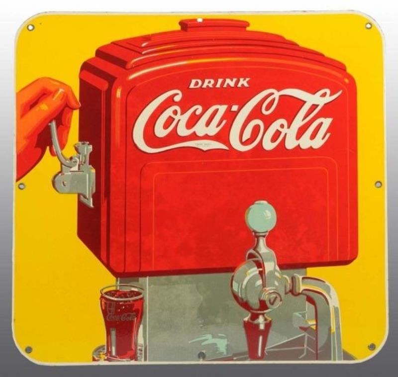 Porcelain Coca-Cola Sign with Coke Tap Value & Price Guide