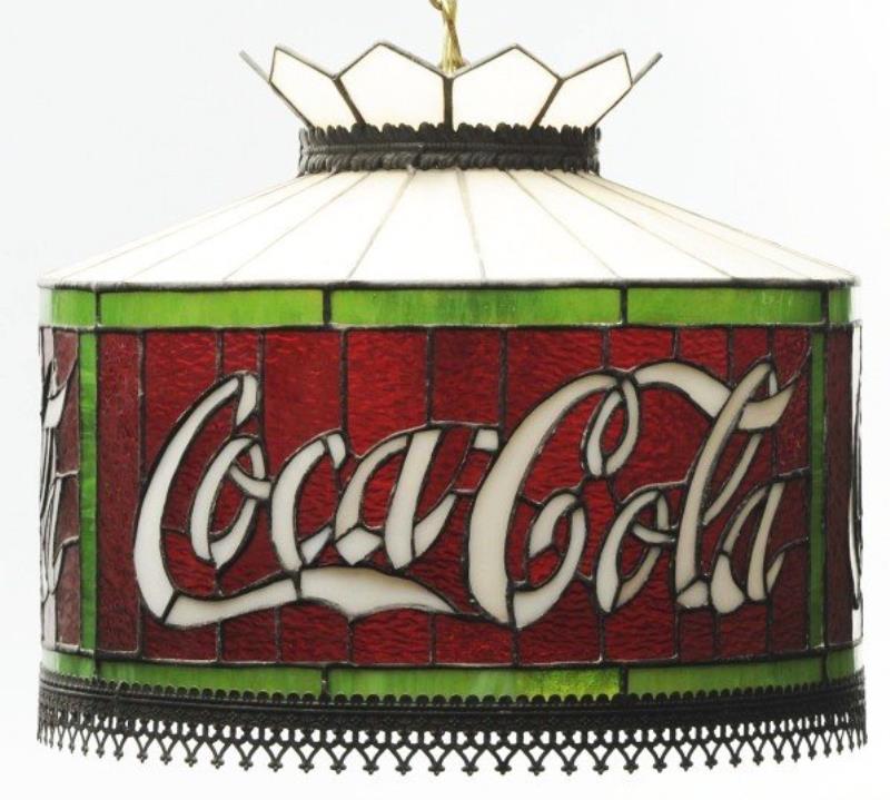 Coca-Cola Replica Leaded Glass Shade Value & Price Guide