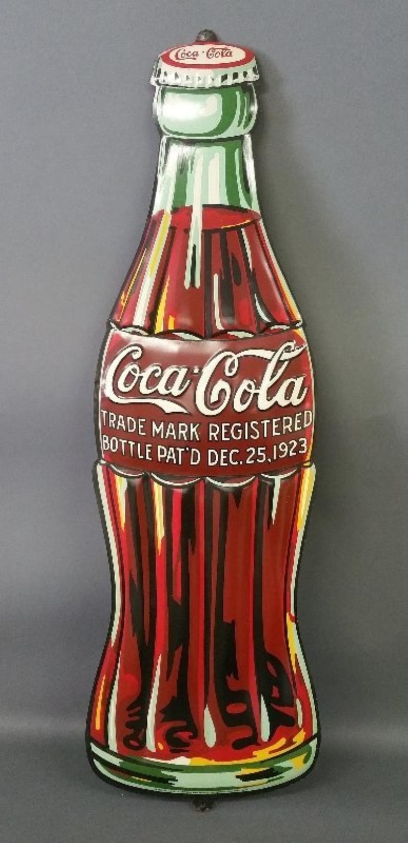 Coca-Cola Bottle Shaped Porcelain Sign Value & Price Guide