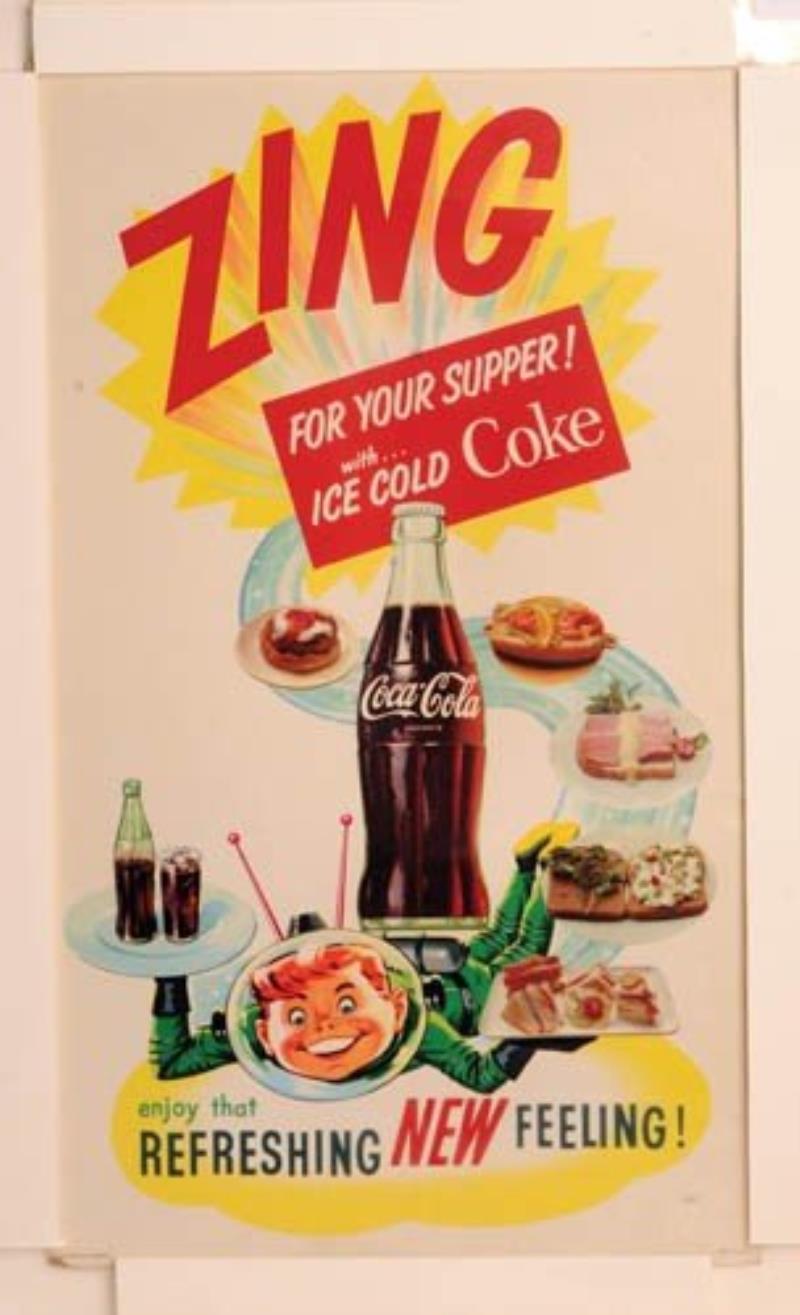 Coca-Cola Zing Advertising Display Sign Value & Price Guide