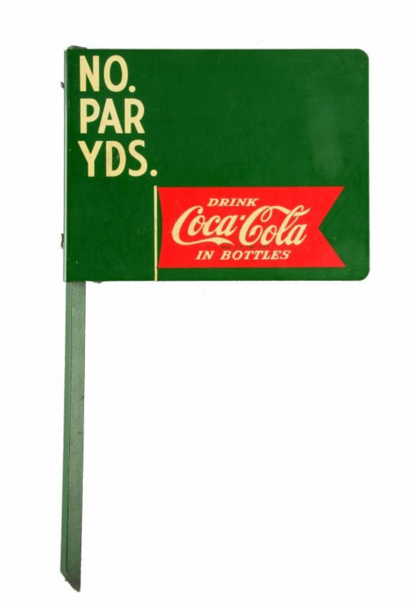 Early Coca-Cola Golfing Advertisng Sign Value & Price Guide