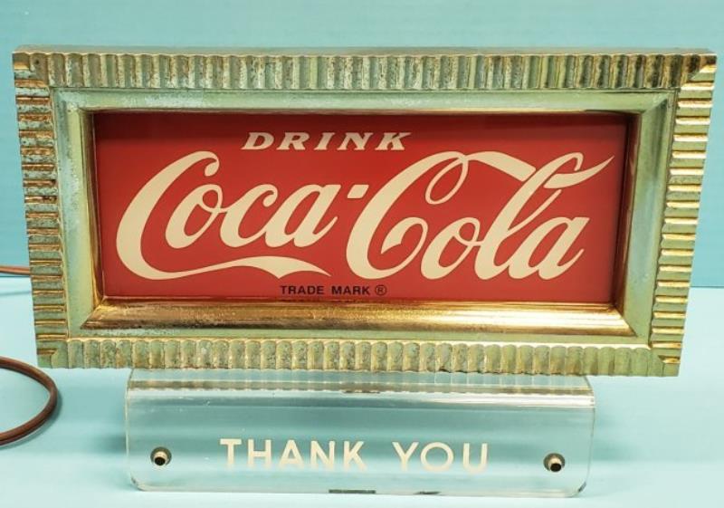 1960's Coca-Cola Light Up Display Sign Value & Price Guide