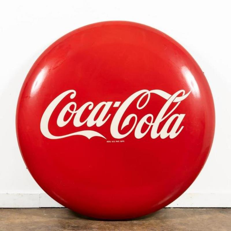 Large Porcelain Coca-Cola Round Sign Value & Price Guide