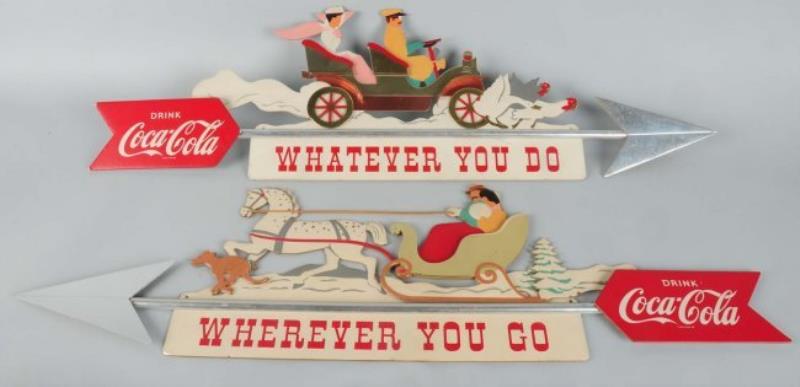 Large Lot of Cardboard Coca-Cola Festoon Pieces Value & Price Guide