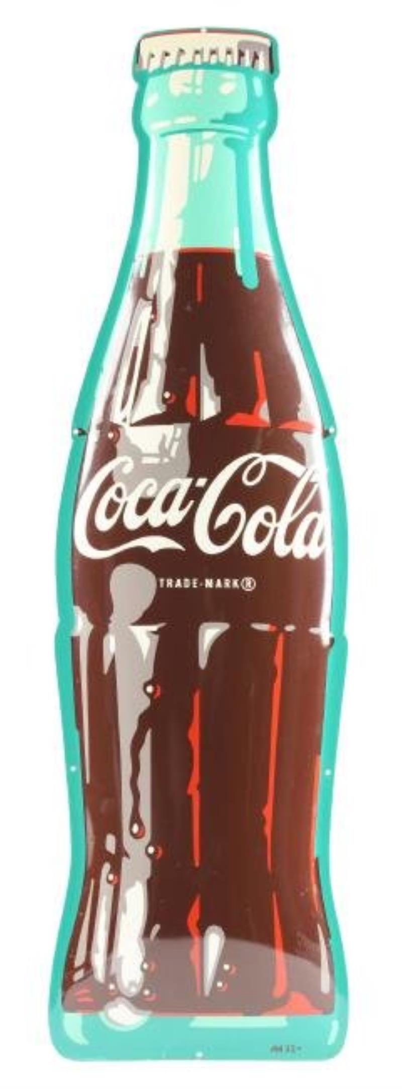 Coca-Cola Cut-Out Tin Bottle Sign Value & Price Guide