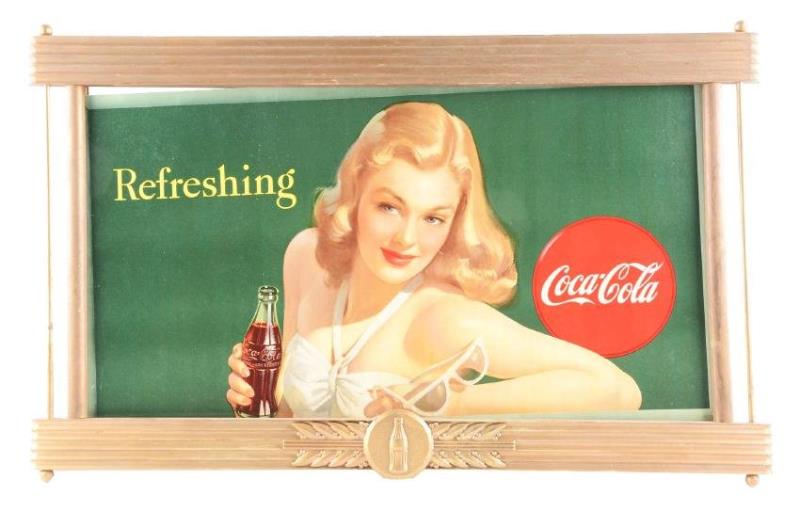 1950's Coca-Cola Cardboard Advertising Sign Value & Price Guide