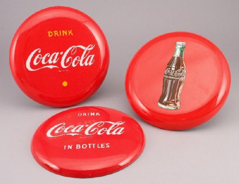 Red Round Coca-Cola Signs Value & Price Guide