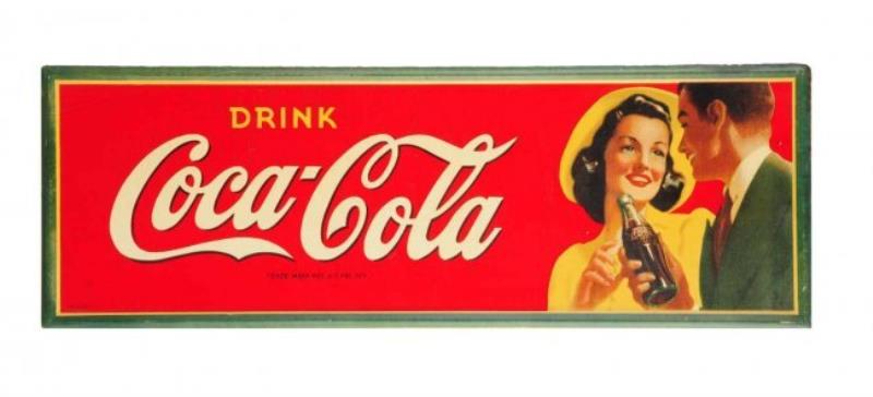 1941 Coca-Cola Tin Bottle Sign Value & Price Guide