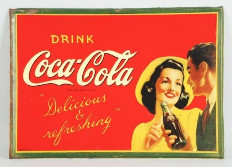 1942 Tin Coca-Cola Sign Value & Price Guide